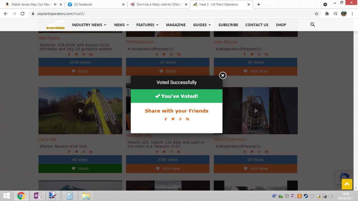 Don't be a Wally vote for Ollie | Page 3 | Plant Talk - Plant Machinery ...